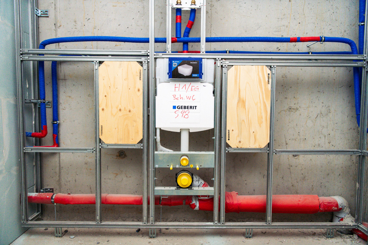 Sanitärinstallation für Wohnkomplex SHK Profi